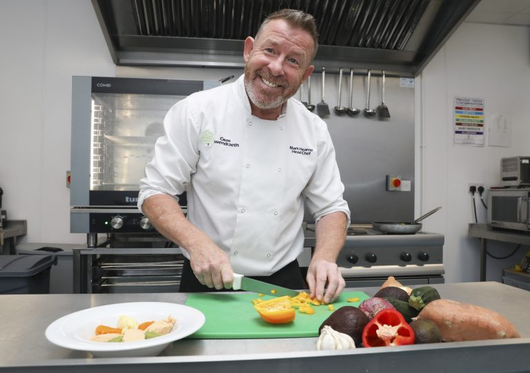 Chef opens pop up carvery at care home